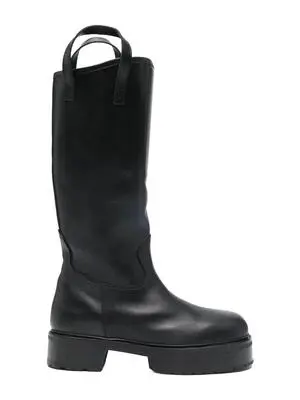 Enfants Riches Déprimés Platform Leather Boots - Black