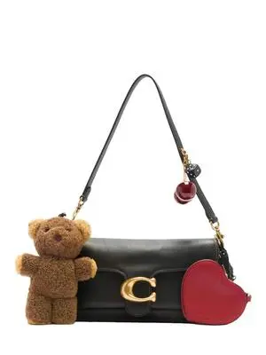 COACH Tabby Leather Shoulder Bag - Black