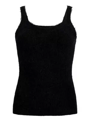Khaite Maura V-neck Knit Top - Black