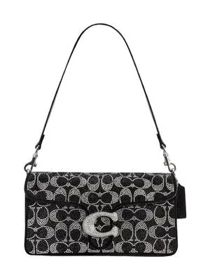COACH Tabby Patterned Shoulder Bag With Logo Embellishment