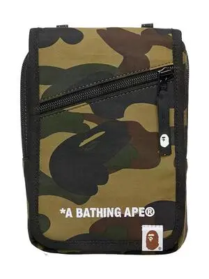 A BATHING APE 1st Camo Messenger Bag - Green