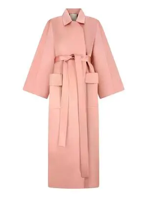 DI STAVNITSER Belted Coat - Pink