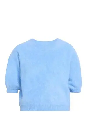 LISA YANG Lisa Yang Juniper Brushed Cashmere Sweater Azure