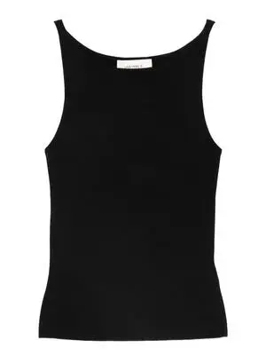 LISA YANG Lynette Sleeveless Top - Black