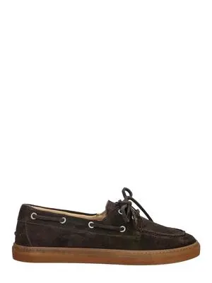 SUMMERY COPENHAGEN Lace-up Boat Shoes - Brown