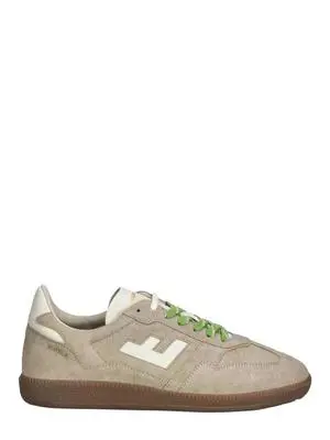 Flamingos Burela Slim Logo Sneakers - Neutrals
