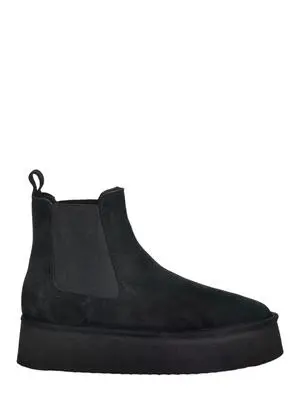 SUMMERY COPENHAGEN Platform-heel Chelsea Boots - Black