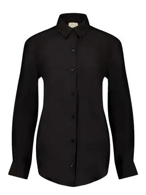PAULA Long-Sleeve Button-Fastening Shirt