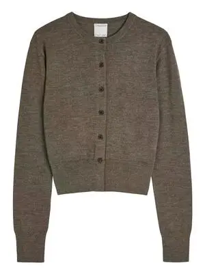 Calvin Klein Lila Button Cardigan - Brown