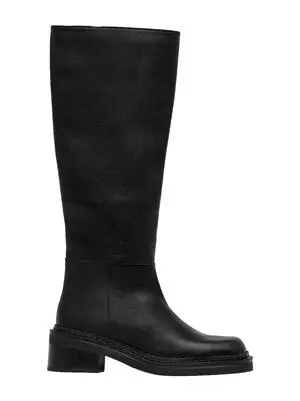 SUMMERY COPENHAGEN Zip-fastening Knee-high Boots - Black