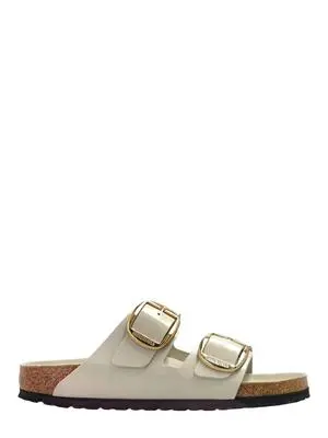 BIRKENSTOCK Buckle Leather Sandals - Neutrals