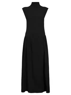 RXQUETTE High-neck Midi Dress - Black