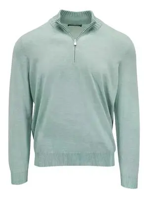 GRAN SASSO Quarter-zip Sweater - Green