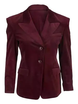 Dorothee Schumacher Velvet Blazer - Red