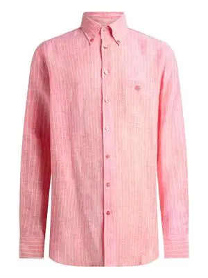 Etro Striped Linen Shirt - Pink