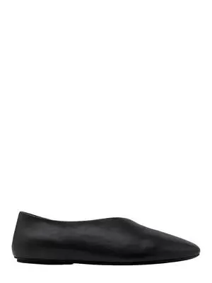 Marsèll Bama Calf Leather Ballet Flats - Black