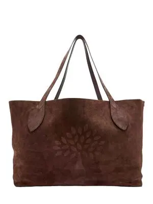 Mulberry Tree Motif Tote Bag - Brown
