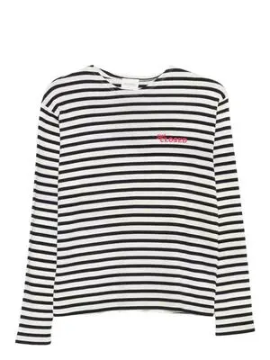 Closed Striped T-shirt - White