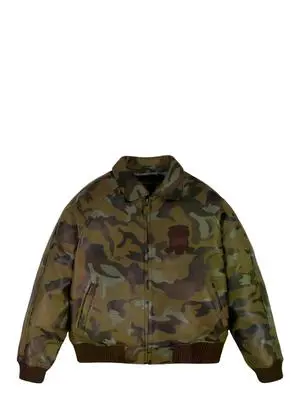 AVIREX Camouflage Logo Jacket - Green