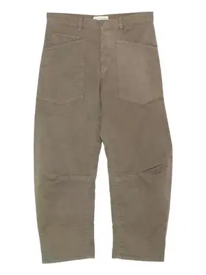 NILI LOTAN Patch-pocket Trousers - Green