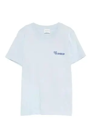 Closed Logo-print T-shirt - Blue