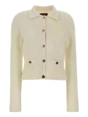 Gucci Long-sleeve Bouclé Knit Cardigan - Neutrals