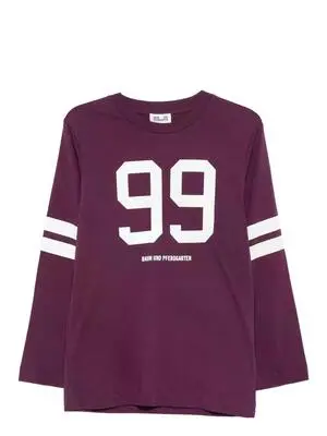 Baum Und Pferdgarten Number-print T-shirt - Purple