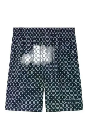 Sandro Geometric-pattern Shorts - Blue