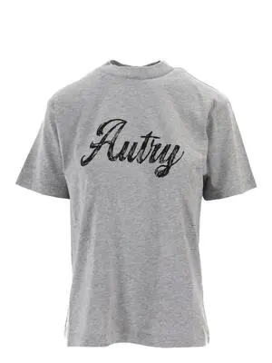 AUTRY Script Logo T-shirt - Grey