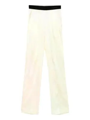 TOM FORD Velvet-banded Trousers - Yellow