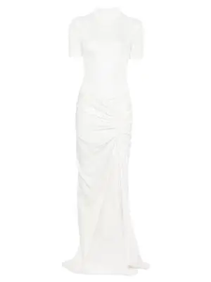 Christopher Esber Fusion Draped Maxi Dress - White