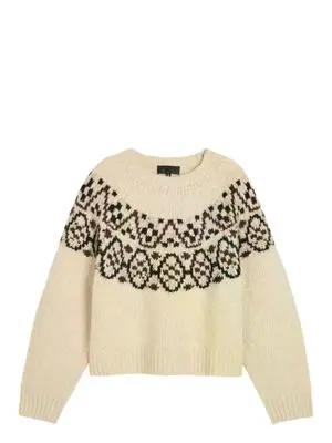 NILI LOTAN Chrissy Long-Sleeve Sweater