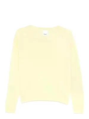ALLUDE Ribbed Sweater - Yellow
