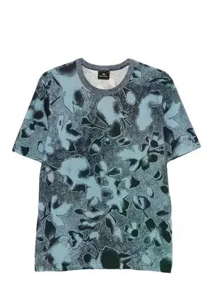 Paul Smith Floral-print T-shirt - Blue