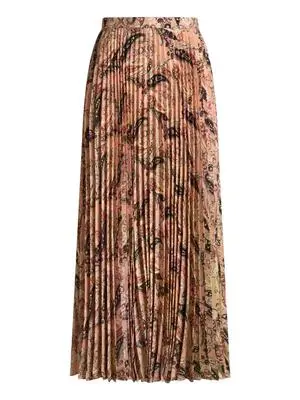 Etro Paisley-print Maxi Skirt - Pink