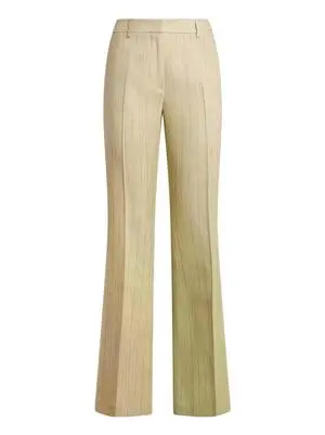 Etro Striped Bootcut Trousers - Neutrals