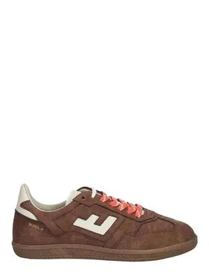 Flamingos Burela Slim Logo-appliqué Sneakers - Brown