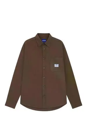 Hugo Pocket Long-sleeve Shirt - Brown