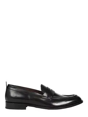 Etro Penny Leather Loafers - Black