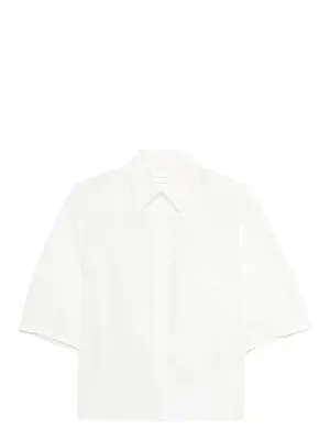 Christian Wijnants Cropped Short-sleeved Shirt - White