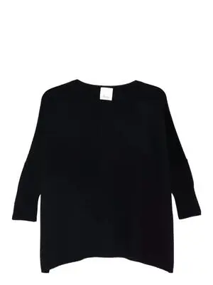 ALLUDE Crew-neck Knitwear - Black