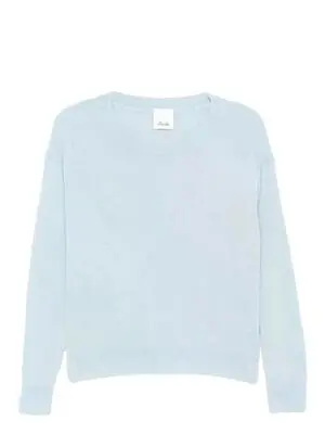 ALLUDE Crew Neck Pullover - Blue