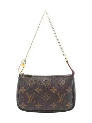 LOUIS VUITTON 2019 Monogram Mini Pochette Accessoires - Brown