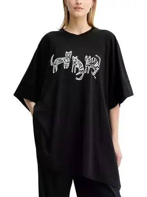 MMC STUDIO Graphic Print T-Shirt Black