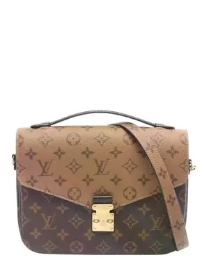 LOUIS VUITTON Pochette Metis Satchel - Brown