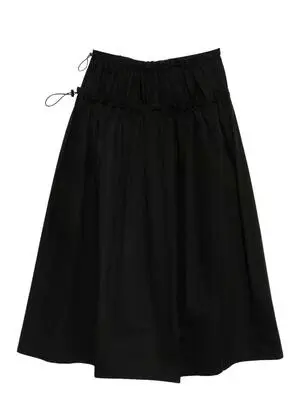 Y’S Drawstring Cotton Skirt