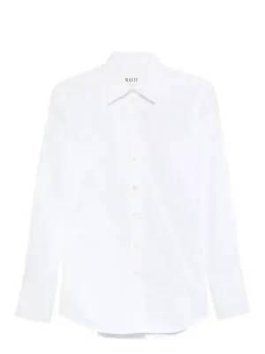 RÓHE Polo-collar Shirt - White