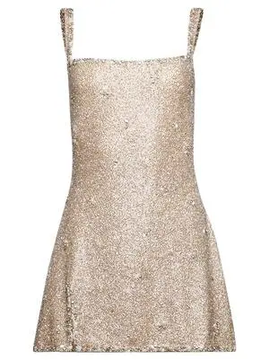 CLIO PEPPIATT Athena Mini Dress - Gold