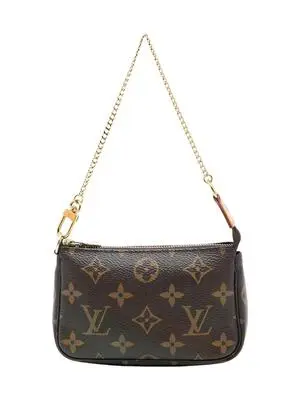 LOUIS VUITTON 2019 Monogram Mini Pochette Accessoires - Brown