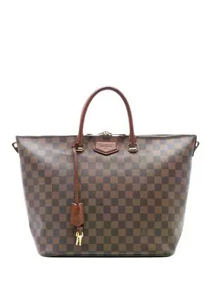 LOUIS VUITTON Damier Ebene Belmont Mm Satchel - Brown